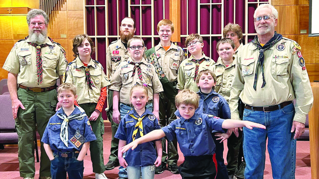 Cub Scout Pack 40 celebrates Scout Sunday | News, Sports, Jobs - Salem News